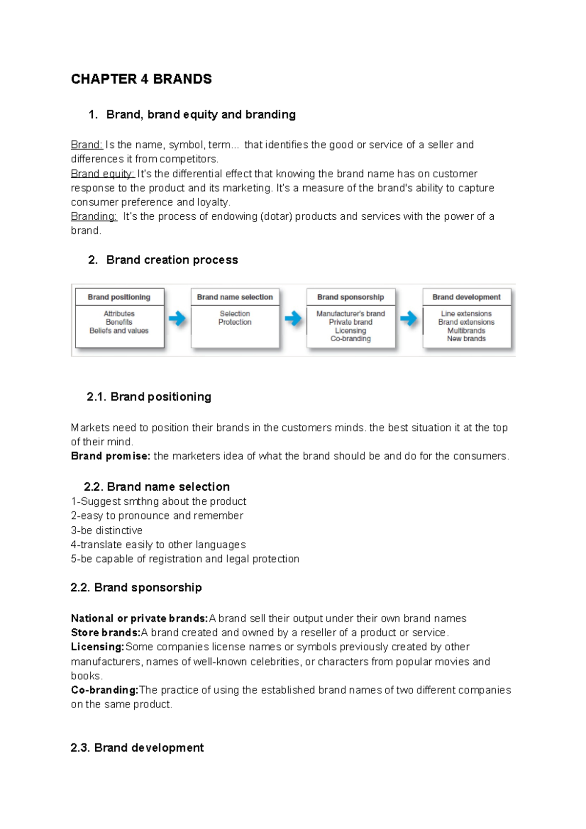 MK Chapter 4 - Resumen T.4. Introduction to marketing - CHAPTER 4 ...