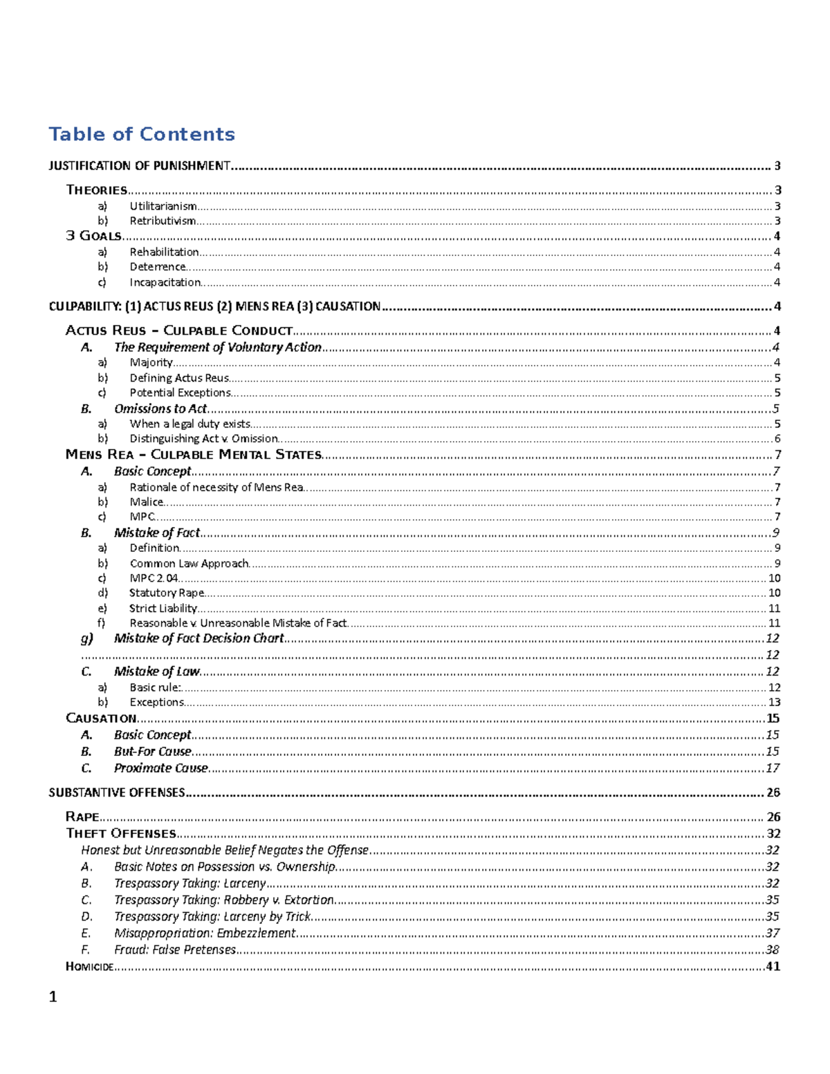 11:25 Updated - Farahany - Table of Contents JUSTIFICATION OF - Studocu