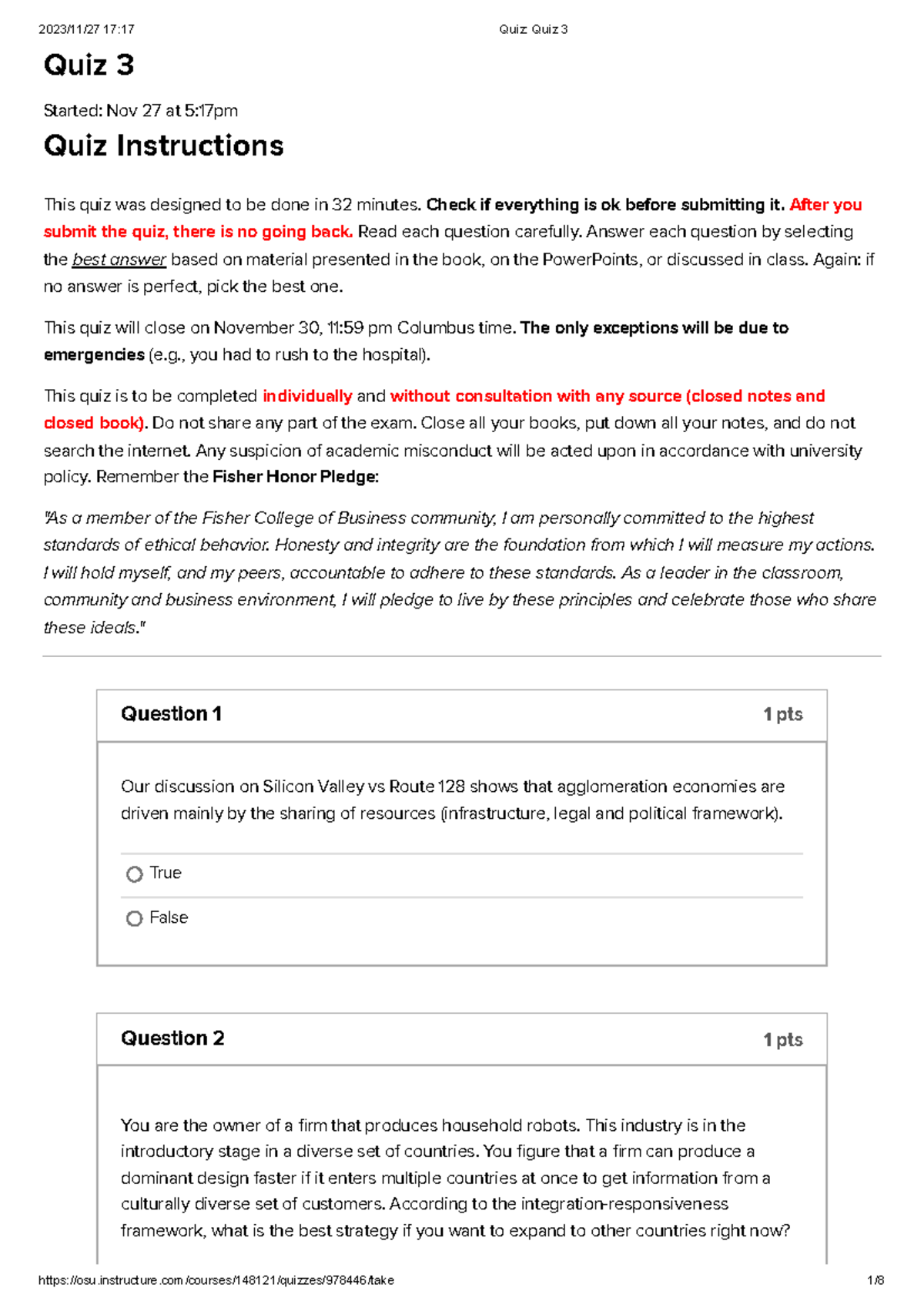 Quiz Quiz 3 - 1dskjfkjbfkhsdjvk;ldsaf - Quiz 3 Started: Nov 27 at 5 ...