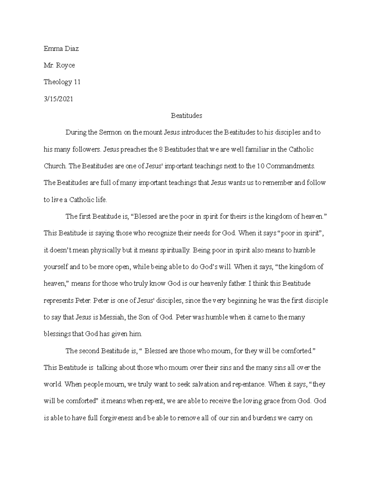 Theo paper - These are my notes. My notes are very descriptive and ...