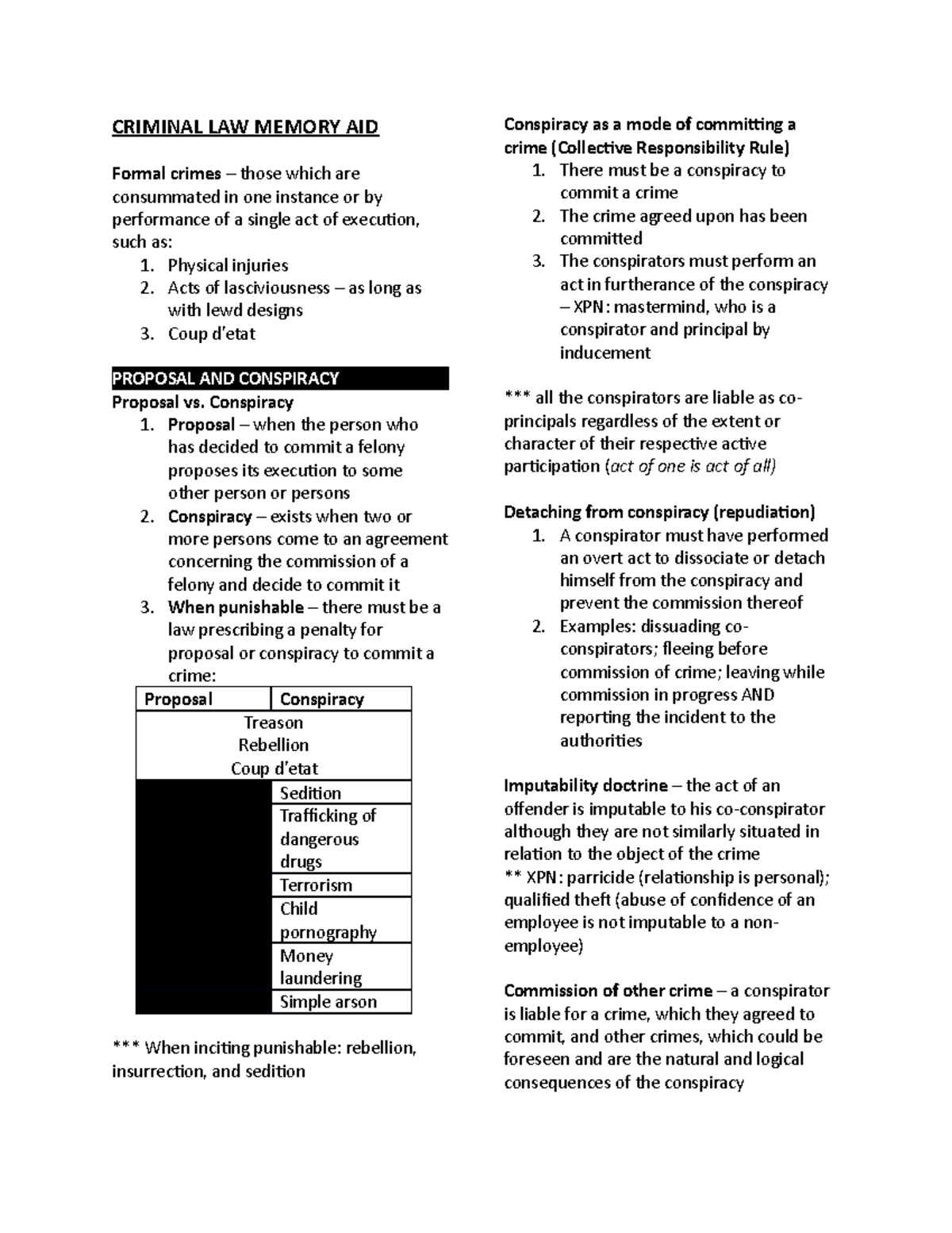 CRIM Memory AID - n/a n/a n/a n/a n/a n/a n/a n/a n/a n/a n/a n/a n/a n ...