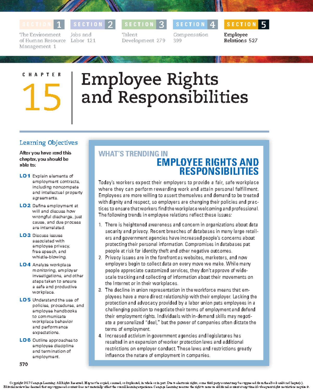 Lesson 12 - Employee Rights and Responsibilities - 570 S E C T I O N 1 ...
