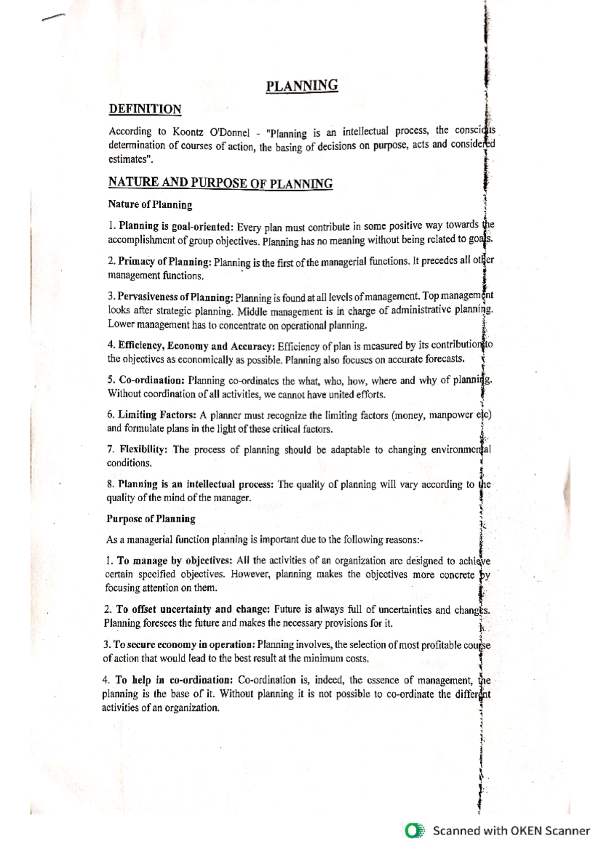 Planning - Bachelor of computer application - Studocu