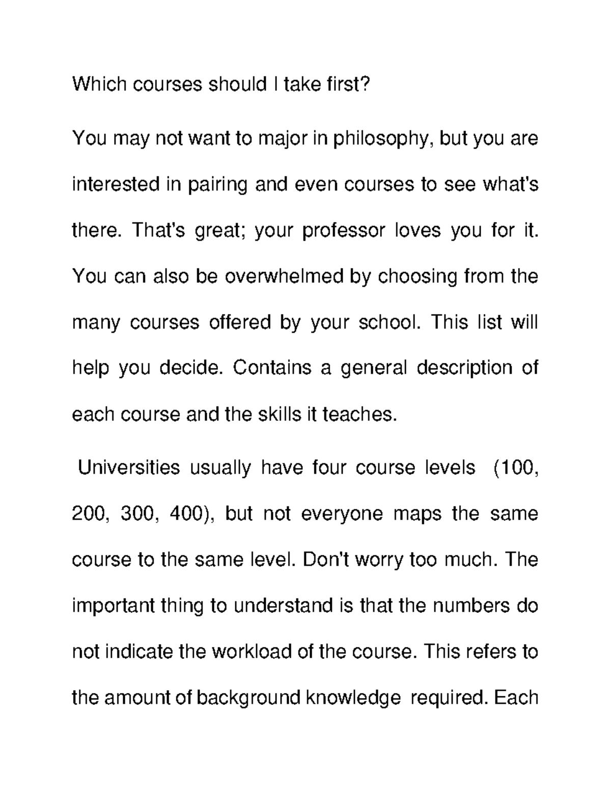 Which Courses Should I Take First That s Great Your Professor Loves which-courses-should-i-take-first-that-s-great-your-professor-loves