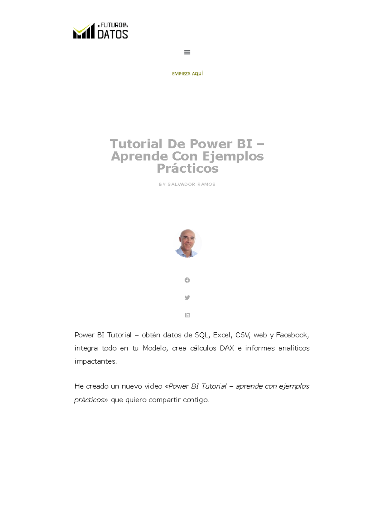 Tutorial de Power BI - Aprende con ejemplos prácticos y útiles ...