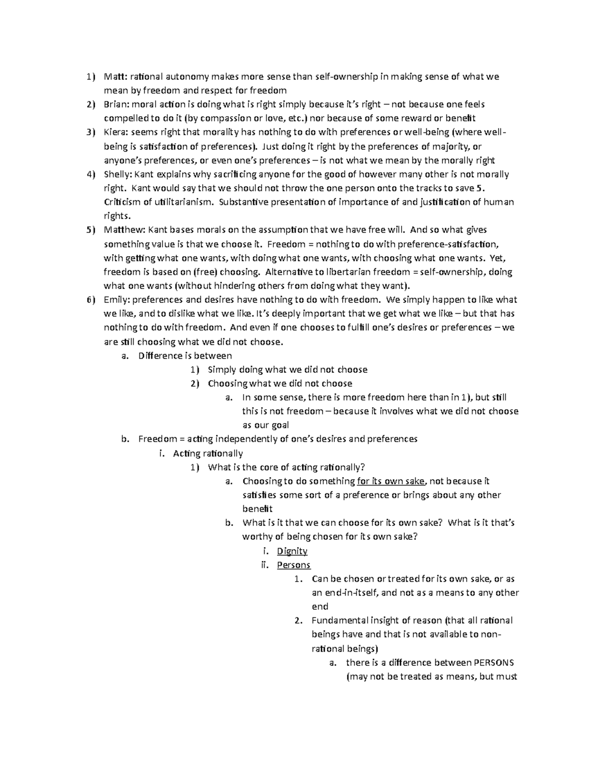 Feb 9th - Spring 2023 Lecture 6 Detailed responses from numerous ...