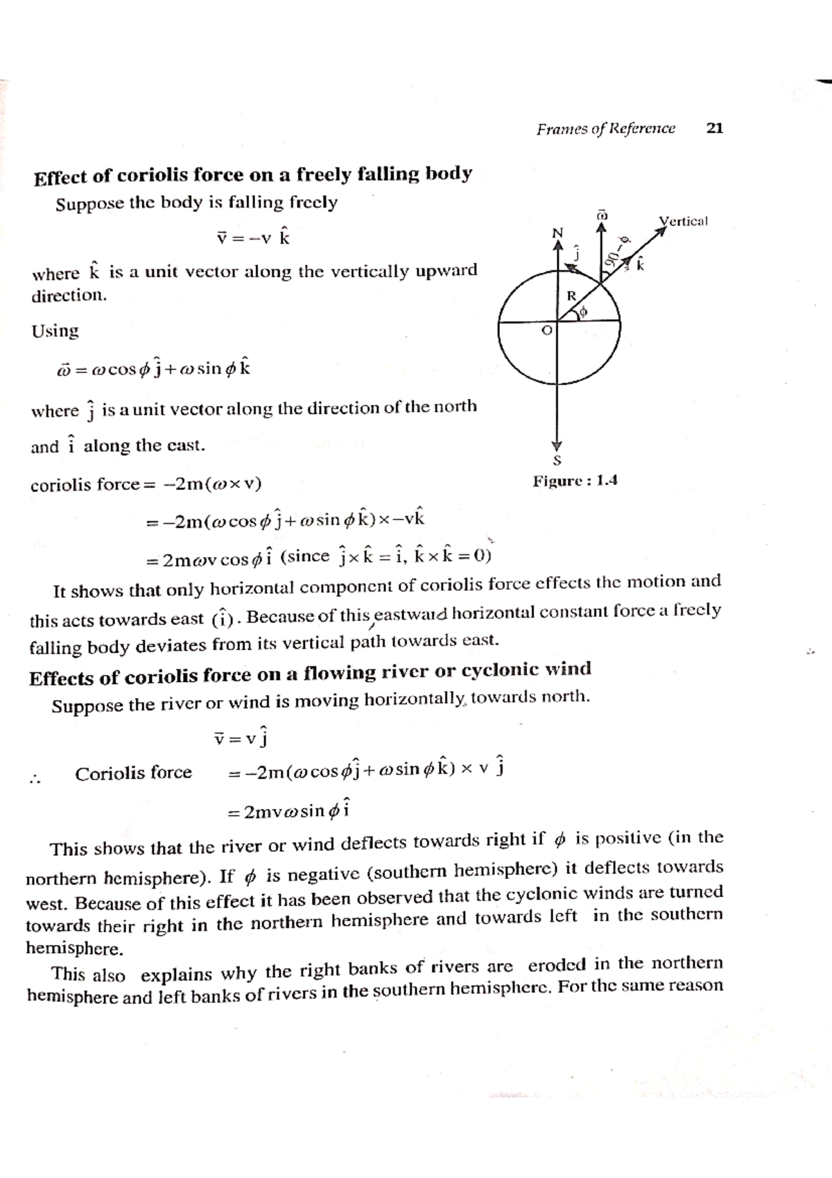 Coriolis force due to rotation - Bsc physics - Studocu