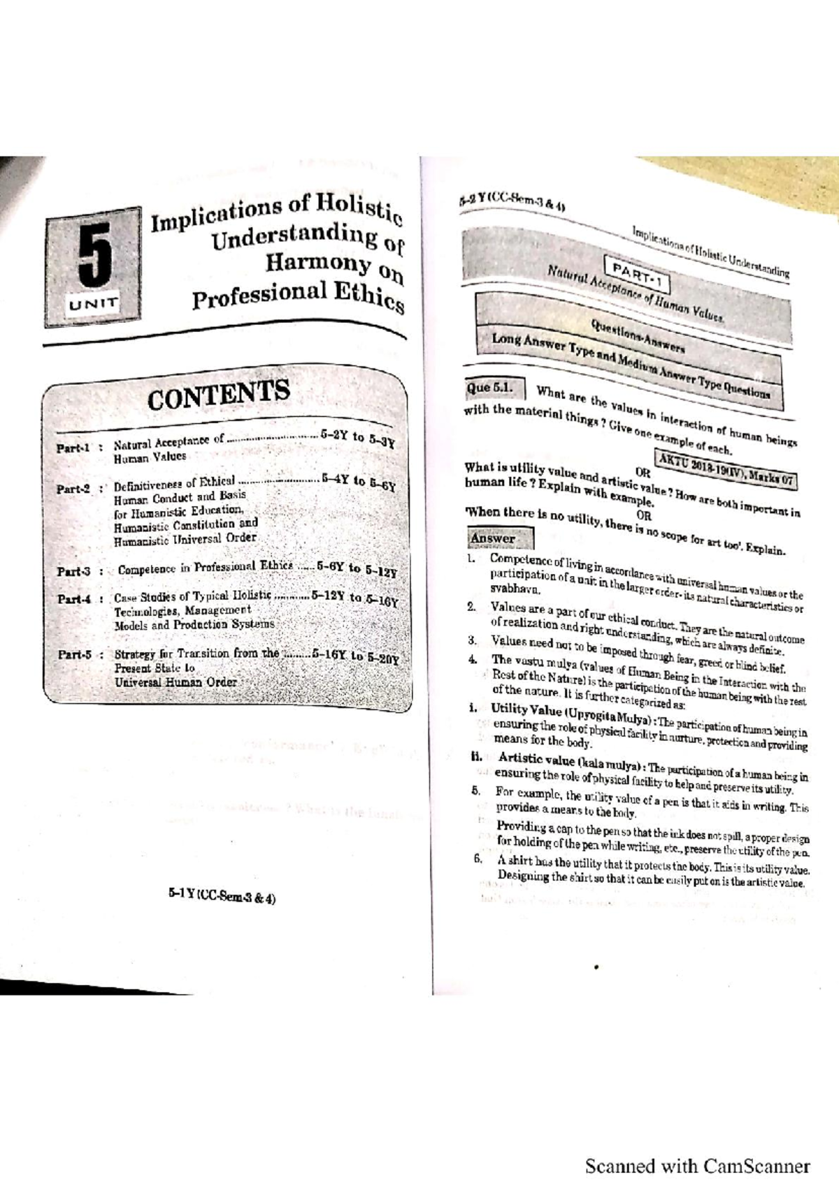Energy science quantum Unit 5 - Implications of Holistic 5 ...