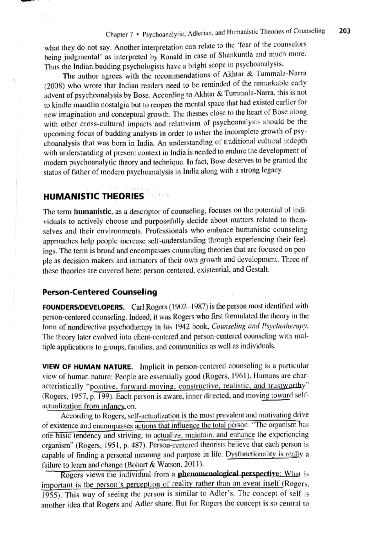 Humanistic Psychology - UG Psychology - Studocu