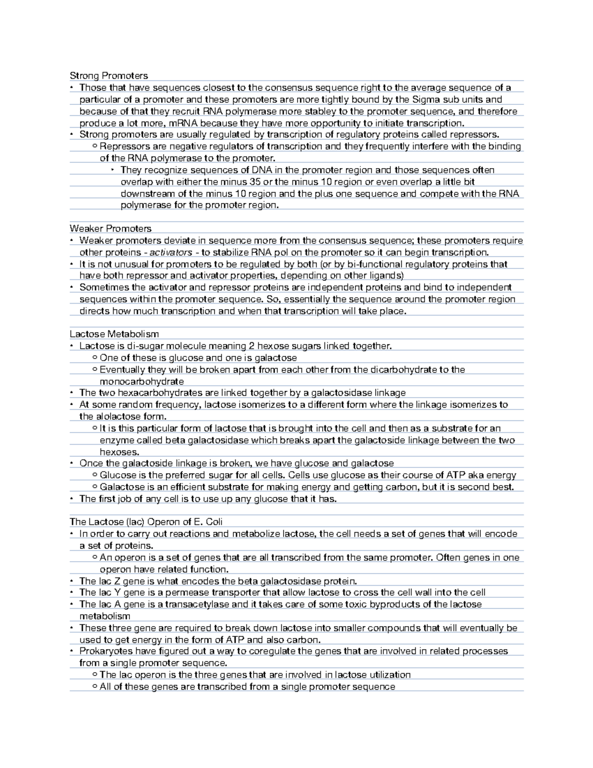 Module 2 - Lecture 13 - Strong Promoters Those that have sequences ...
