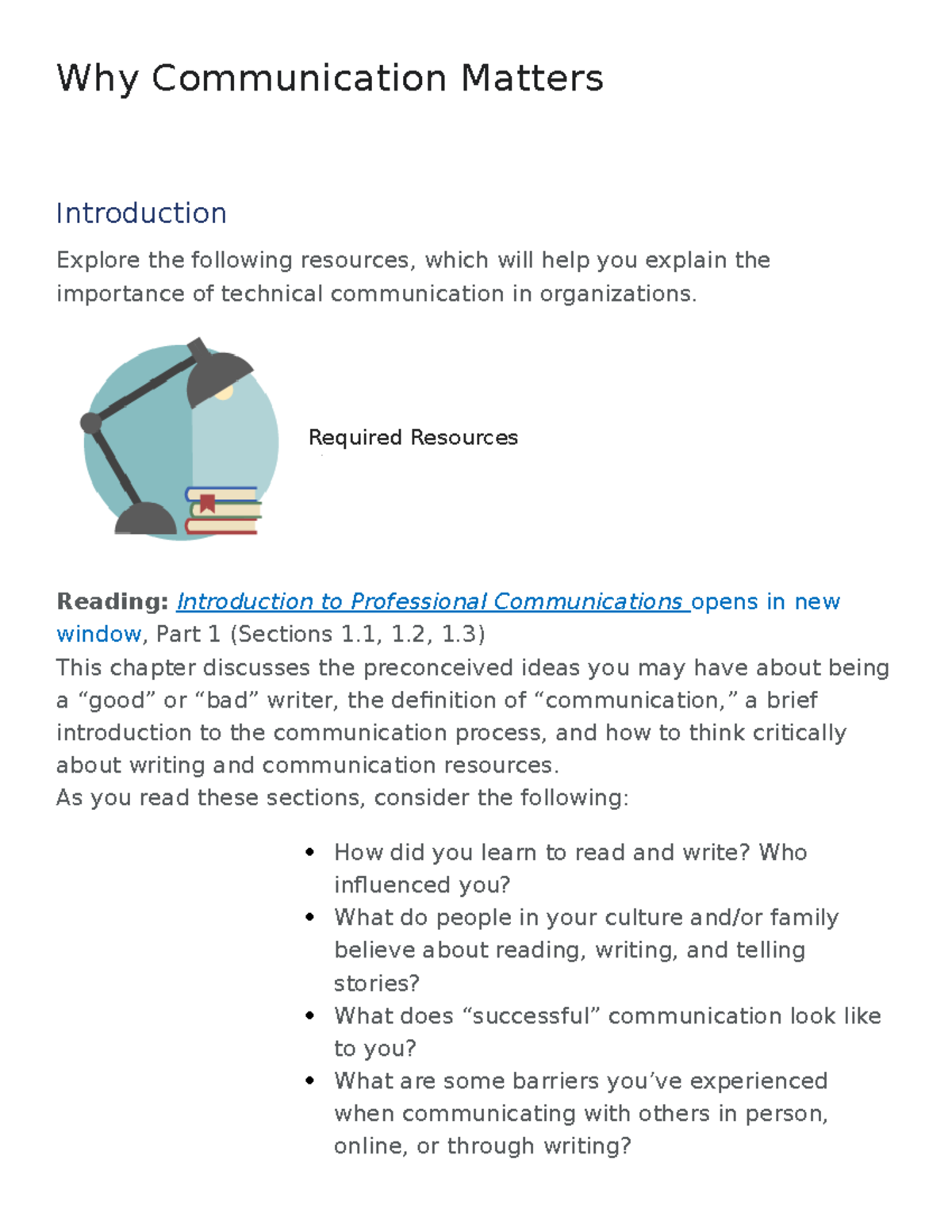 Why Communication Matters - Why Communication Matters Introduction ...