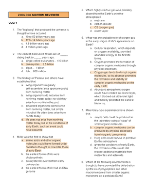 Review- Sheet - Biology - Studocu