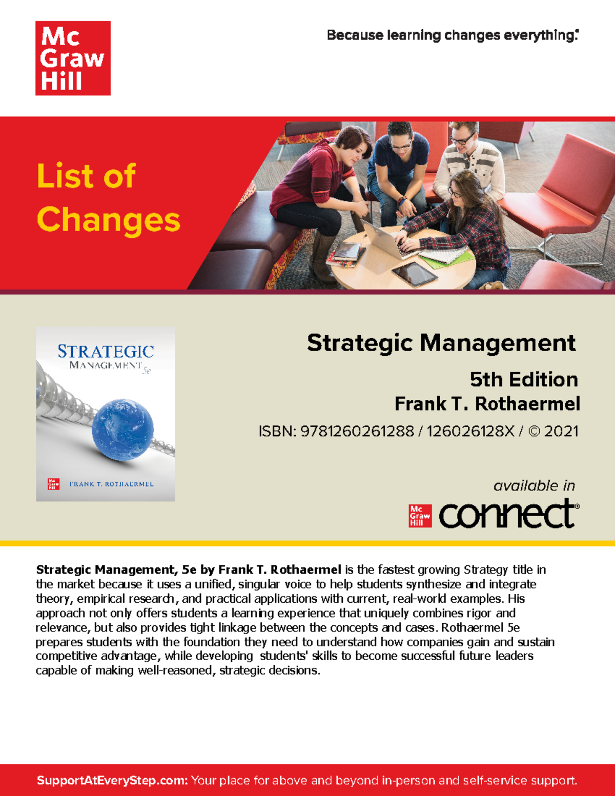 Strategic management rothaermel 5e - Strategic Management 5th Edition Frank T. Rothaermel ISBN ...