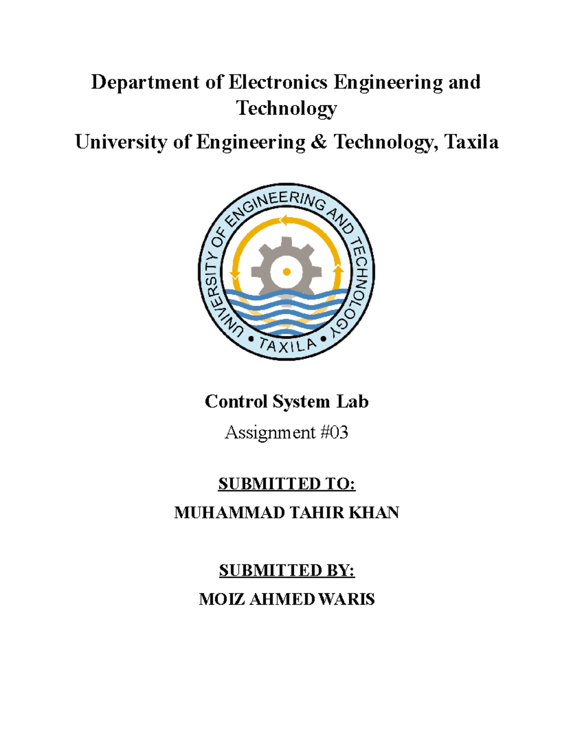 Cs Lab Assignment 03 Summary Of Research Paper Department Of Electronics Engineering And