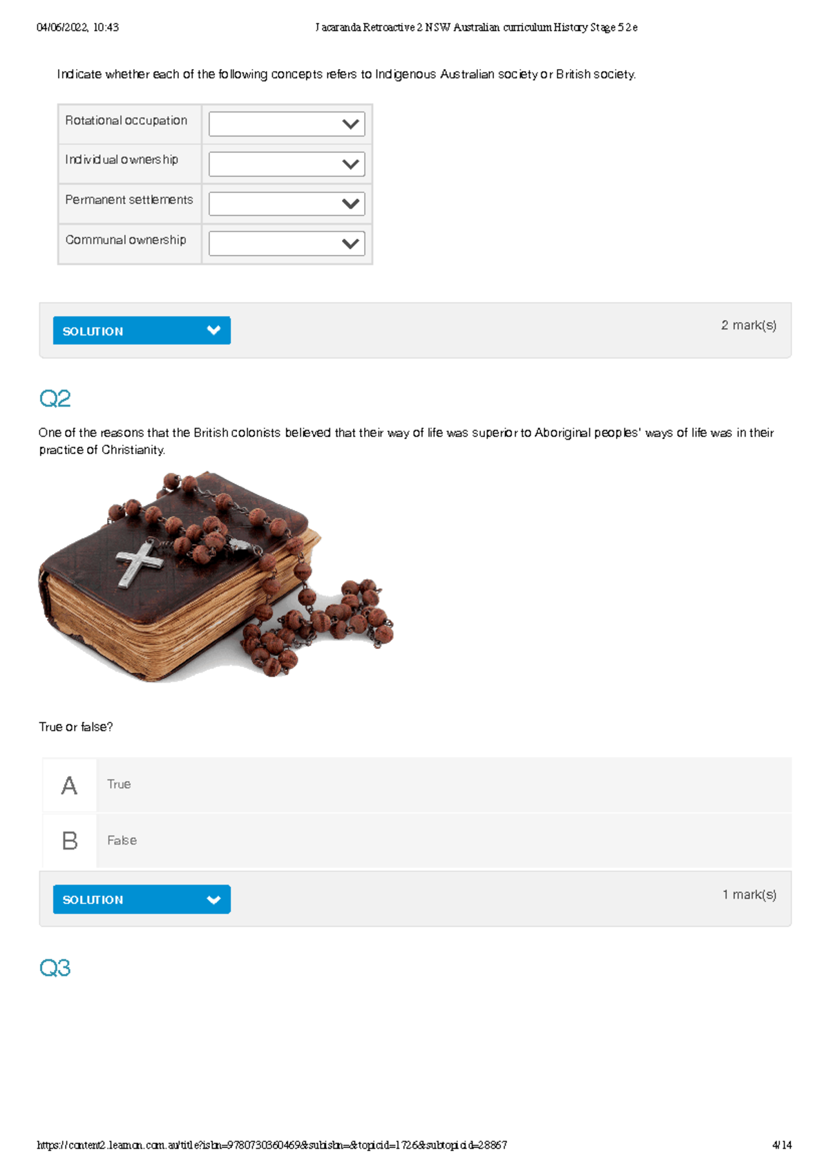 Year 9 class 3 - Exam stuff - FINS2624 - UNSW Sydney - Studocu