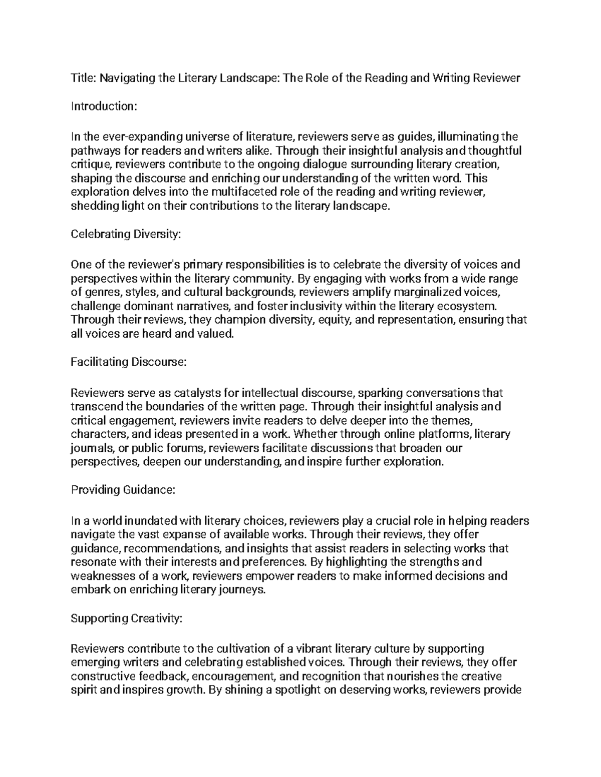 Reviewer 5 - Summary Writing Paragraphs and Essays: Integrating Reading ...