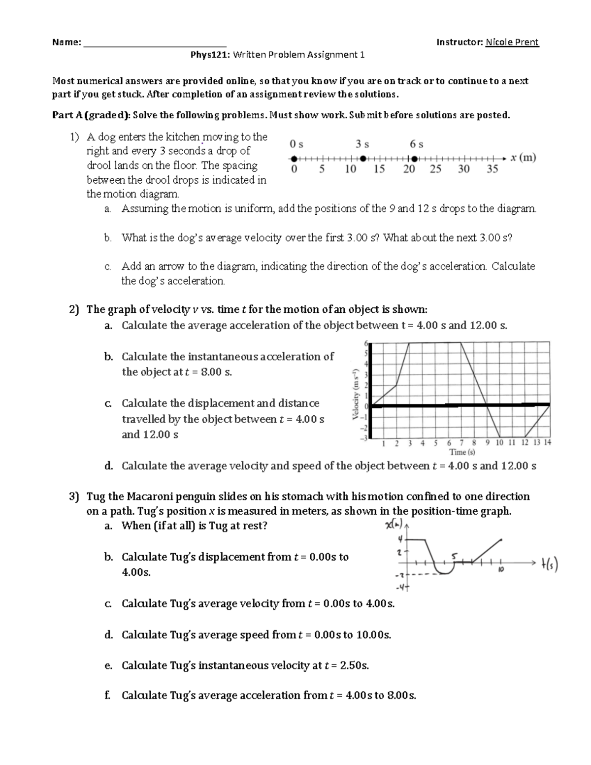 Assignment 1 - After completion of an assignment review the solutions ...