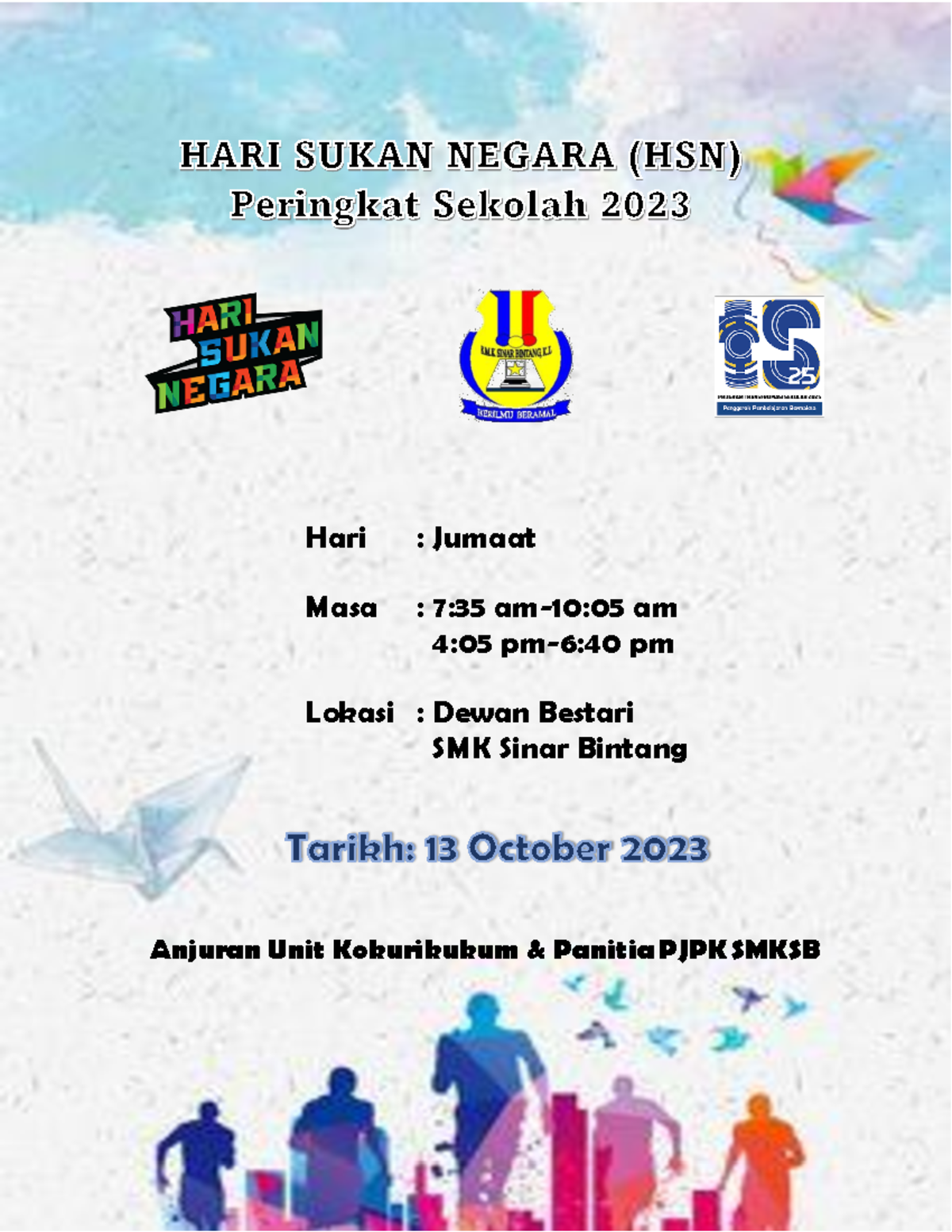 Buku program HSN 2023 - Hari Sukan Negara - Anjuran Unit Kokurikukum ...