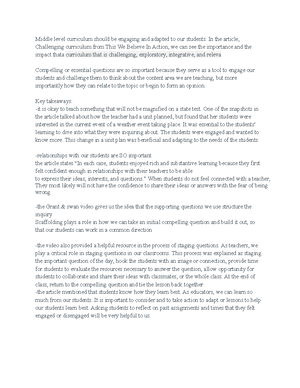 3400 Reading Notes - Teaching and Learning Brahier pp. 37- five strands ...