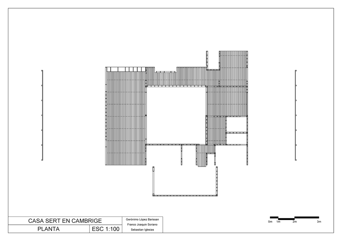 Casa Sert - A1 - TP N°3 - planos de casa sert - CASA SERT EN CAMBRIGE ...