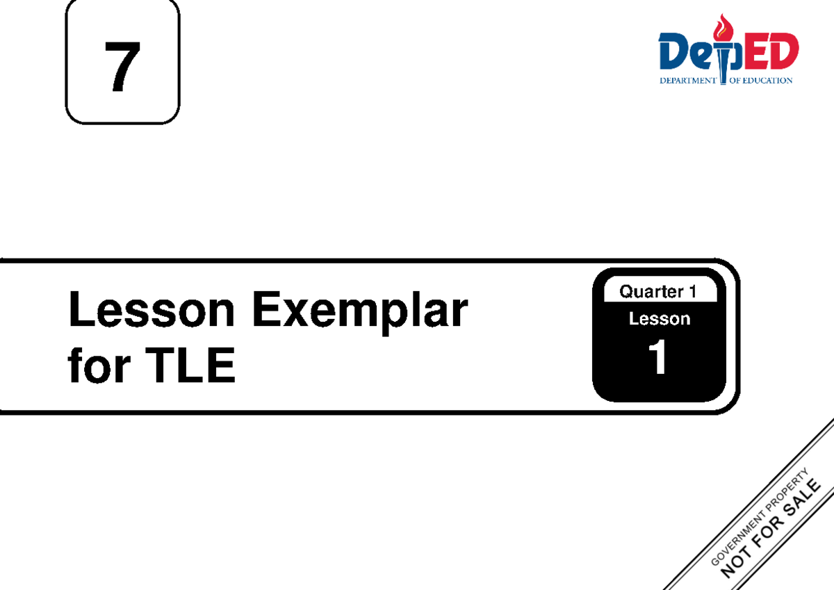 Q1 LE TECHNOLOGY AND LIVE-7 Lesson-1 Week-1 LESSON EXEMPLAR ON ICT WEEK ...
