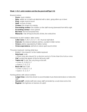 Elementary music theory course outline chords and harmony, rhyme and ...