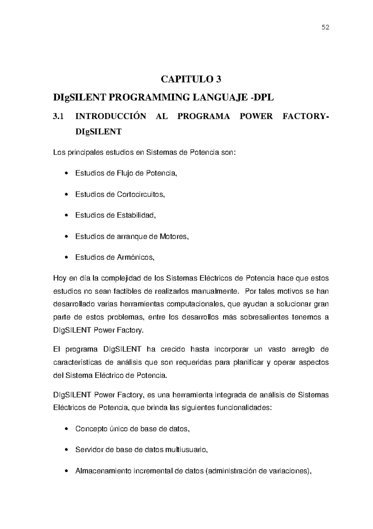 DIg Silent Programming Language - DPL - CAPITULO 3 DIgSILENT PROGRAMMING LANGUAJE -DPL 3 - Studocu