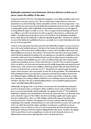 [Solved] what does Robert Service A History of Modern Russia from ...