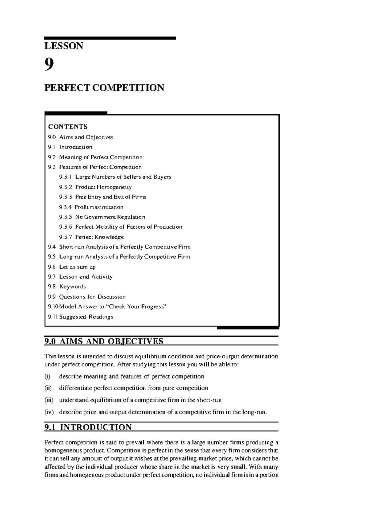 Perfect Competition- 09 - 3 Large Numbers of Sellers and Buyers 9.3 ...