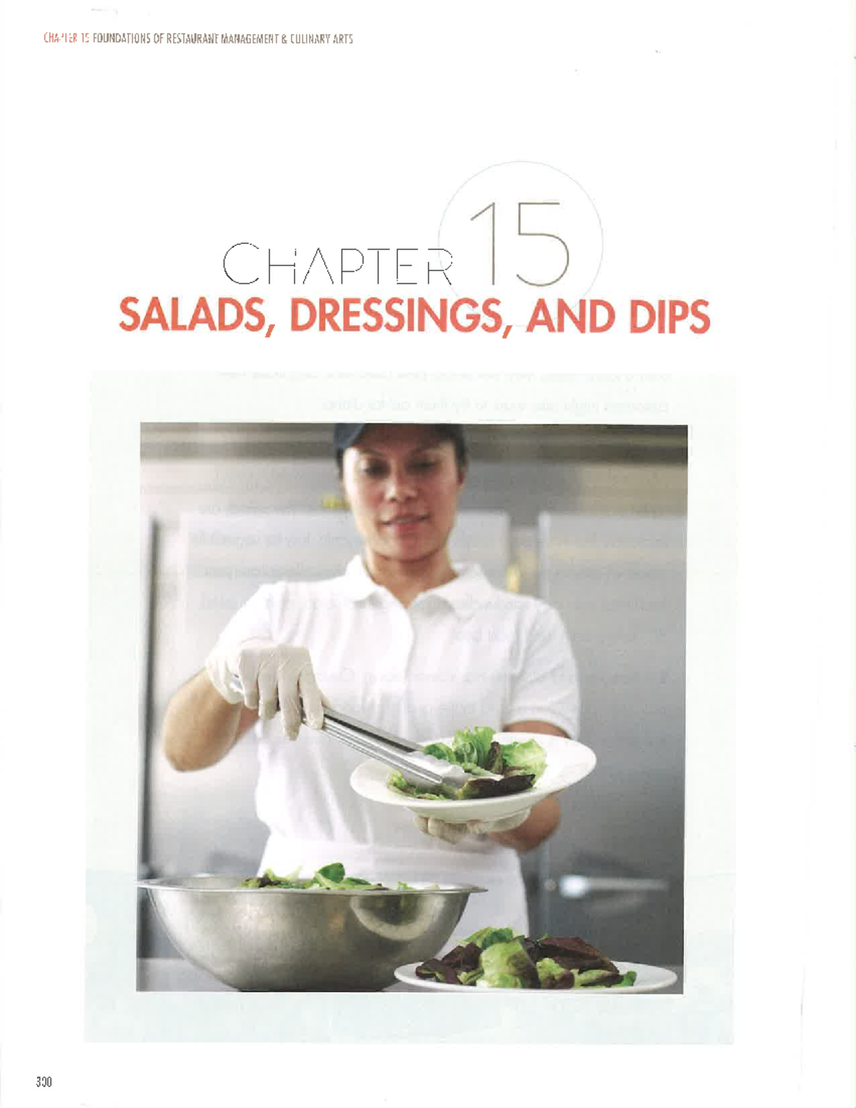 Chapter 15 Salads Dressings and Dips - Studocu