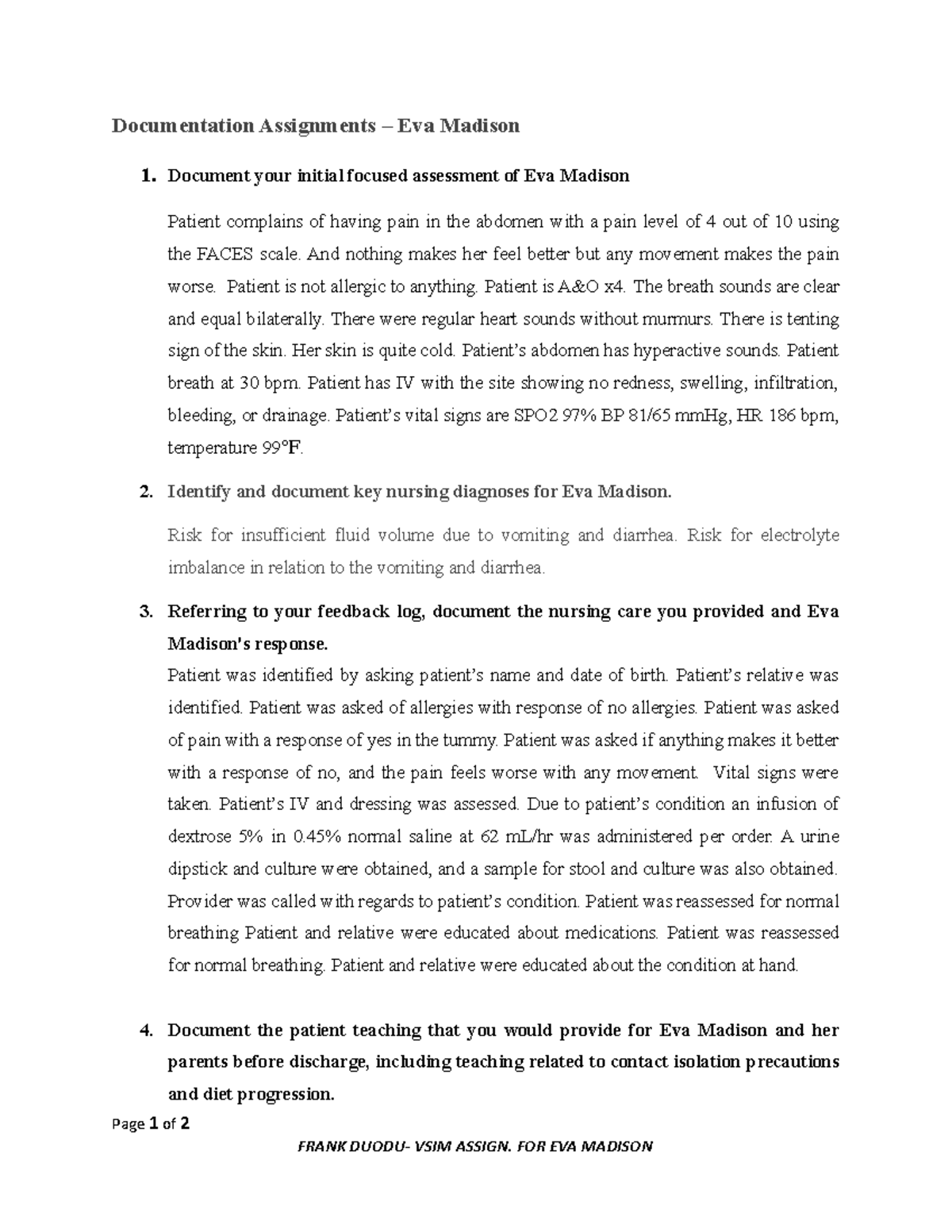 DA-VSIM-EVA Madison ( Frank Duodu) - Documentation Assignments – Eva ...