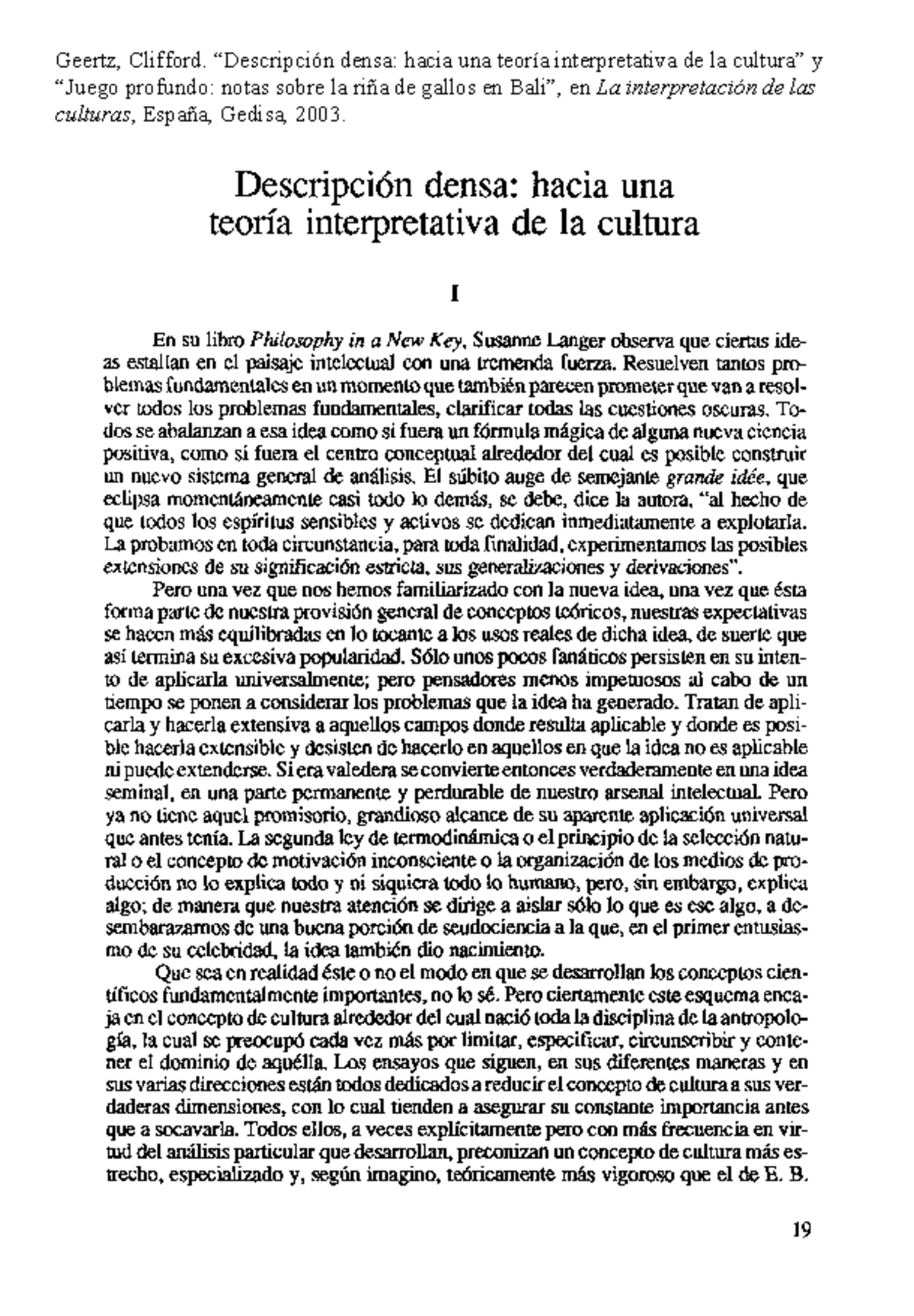 2-Geertz, C. (1990) “La descripción densa, Hacia una teoría ...