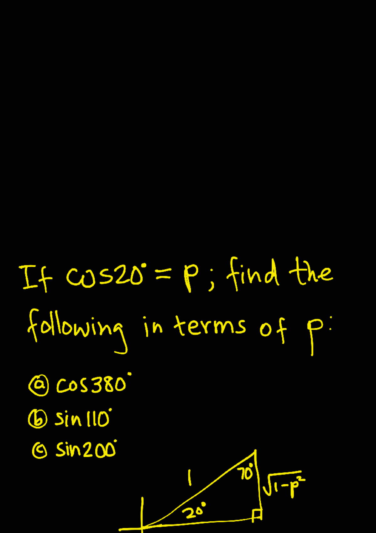 Grade 12 Trigonometry in terms of question - Studocu