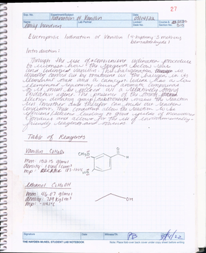 Diels alder post lab - Mary Fennimore Post lab assignment - (2 points ...