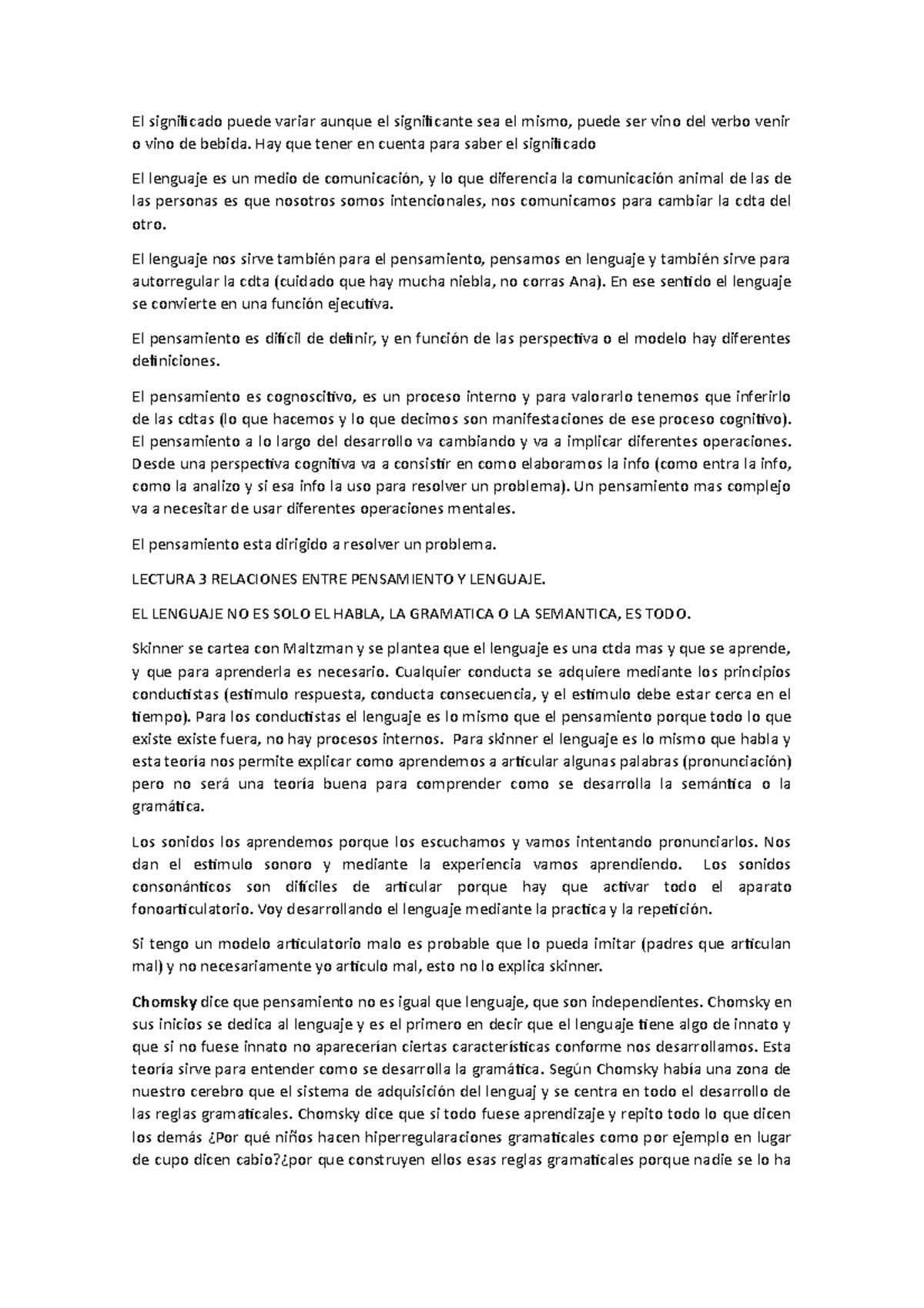 Tema 2 - tema 2 - El significado puede variar aunque el significante ...