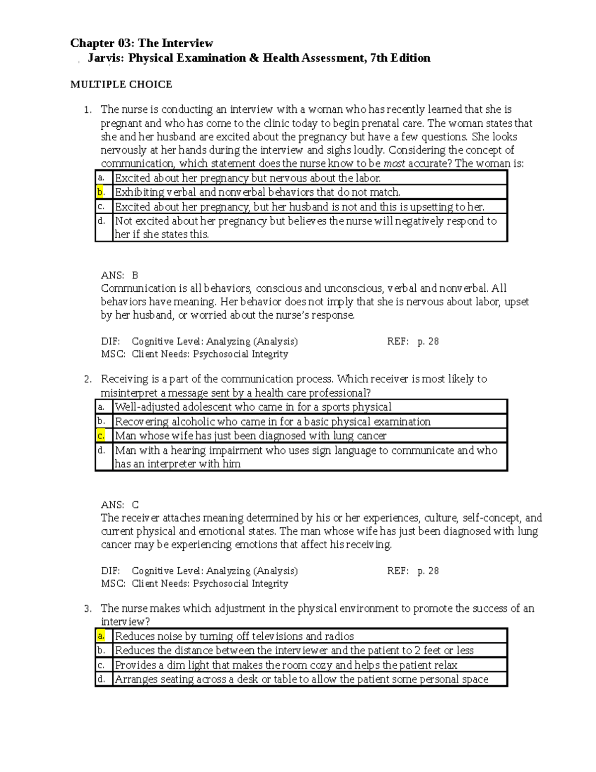 Copy of c3 - Multiple-choice practice questions with answers and ...