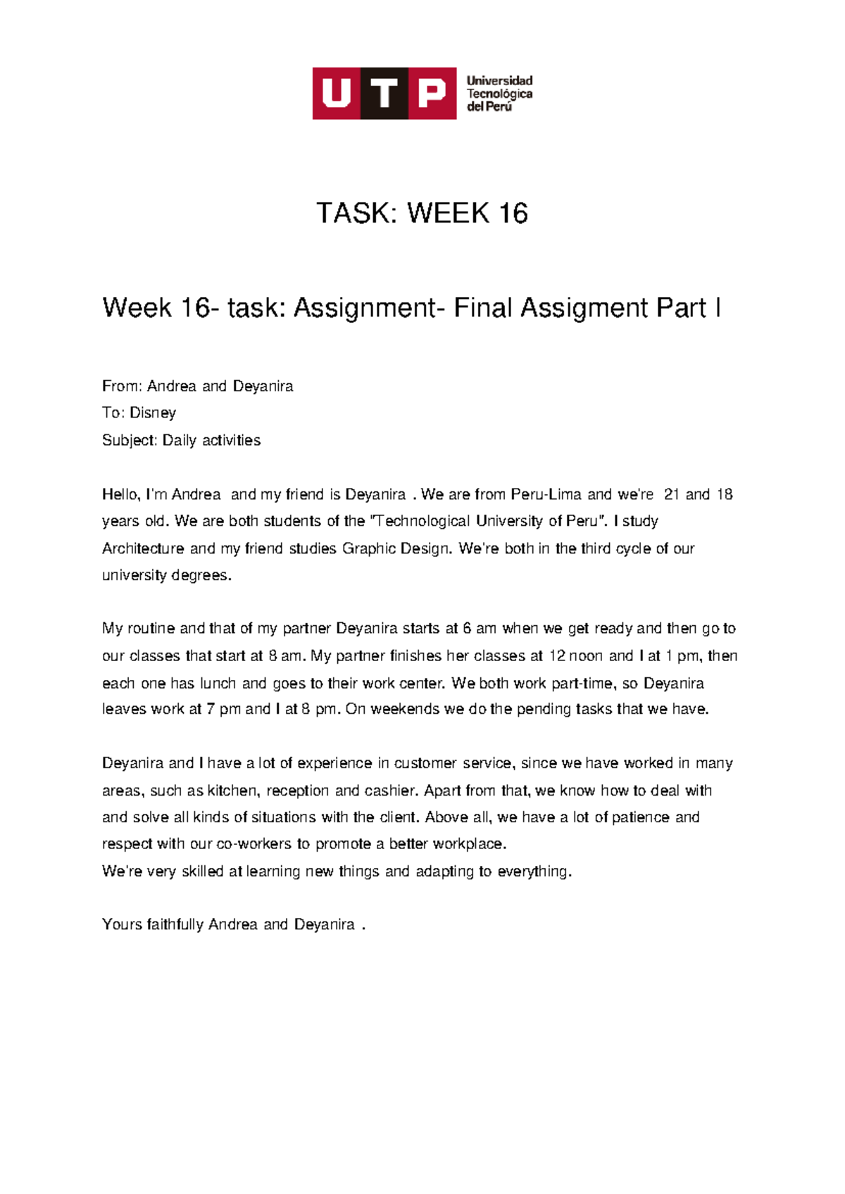 Proyecto parte 1 - semana 16 - TASK: WEEK 16 Week 16- task: Assignment- Final Assigment Part I ...