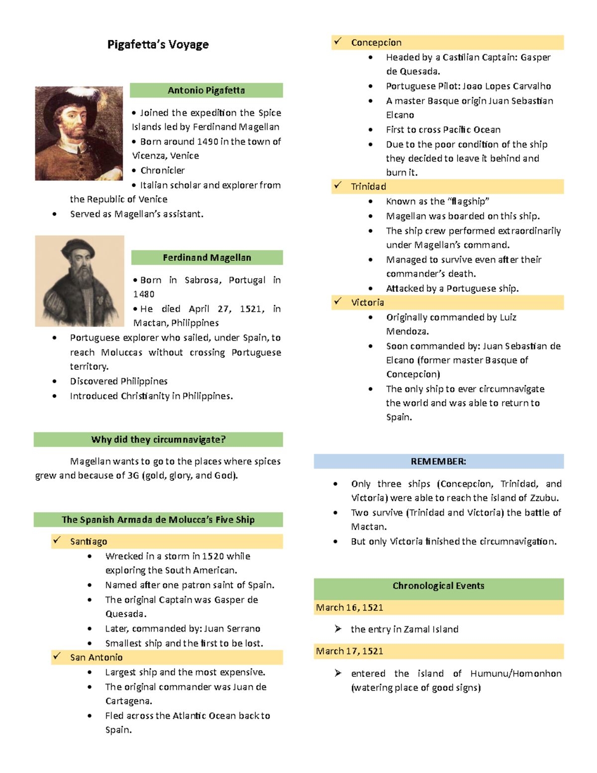 Pigafetta's Voyage - Pigafetta’s Voyage Antonio Pigafetta Joined the ...