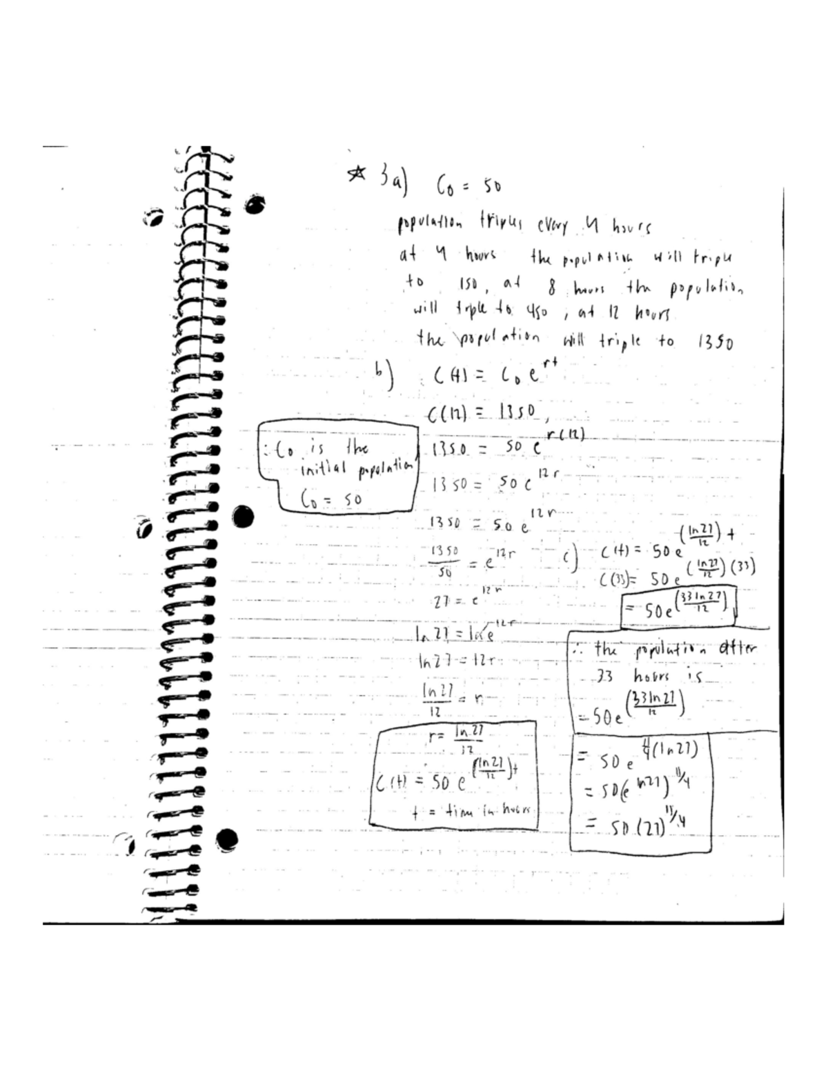 Scanned Documents 4 - Note - (3a) Co 50 population tripus every 4 hours ...