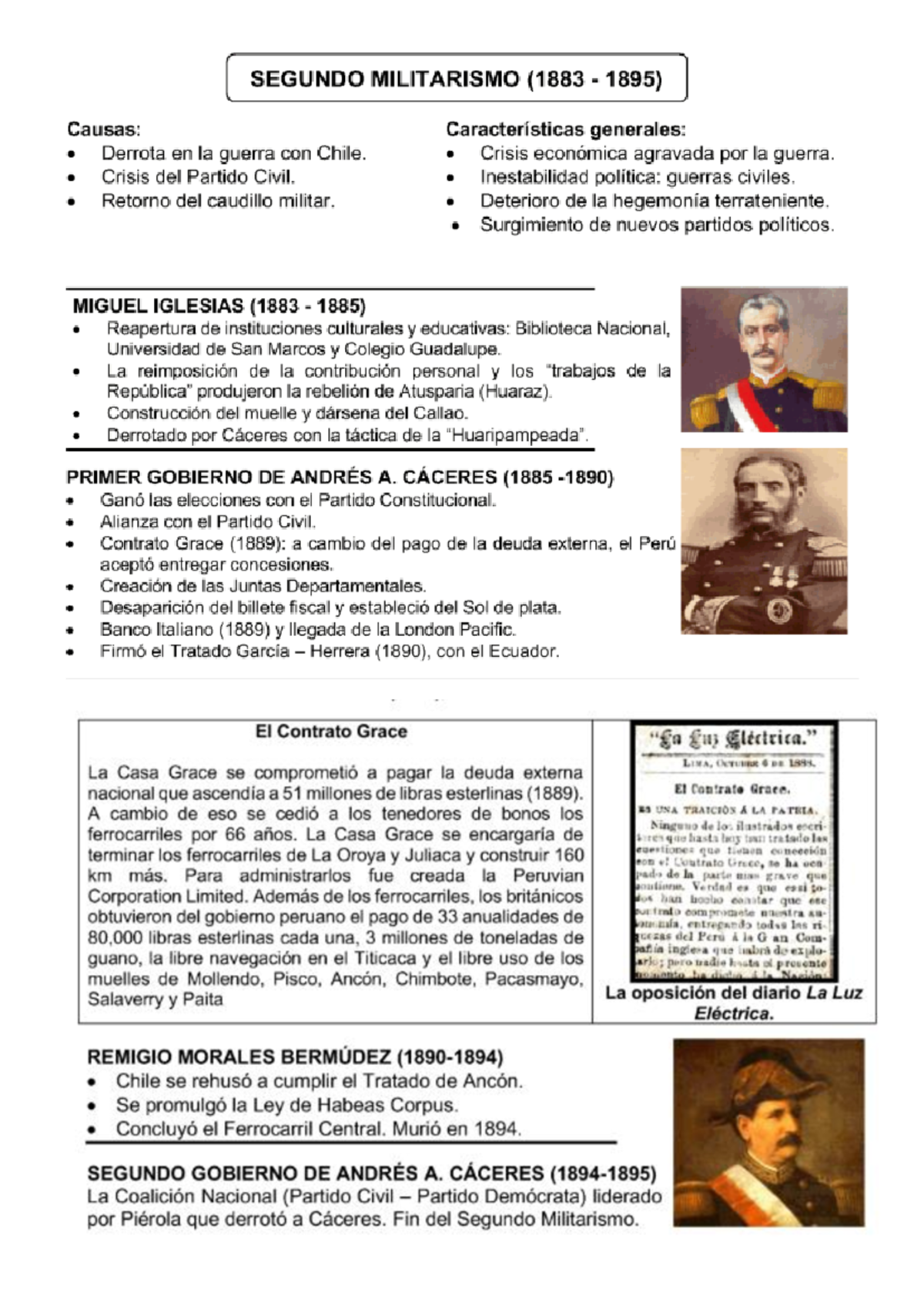 Ficha informativa de reconstruccion nacional - SEGUNDO MILITARISMO ...