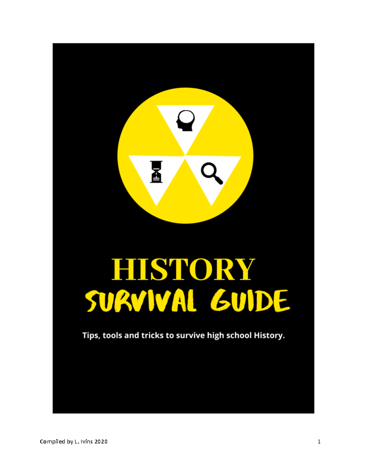 History Survival Guide - CONTENTS 1. What is history and why is it ...