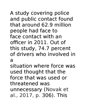 WEEK6 Reflection - Olivia Verdecchia November 30, 2019 Policing Every ...