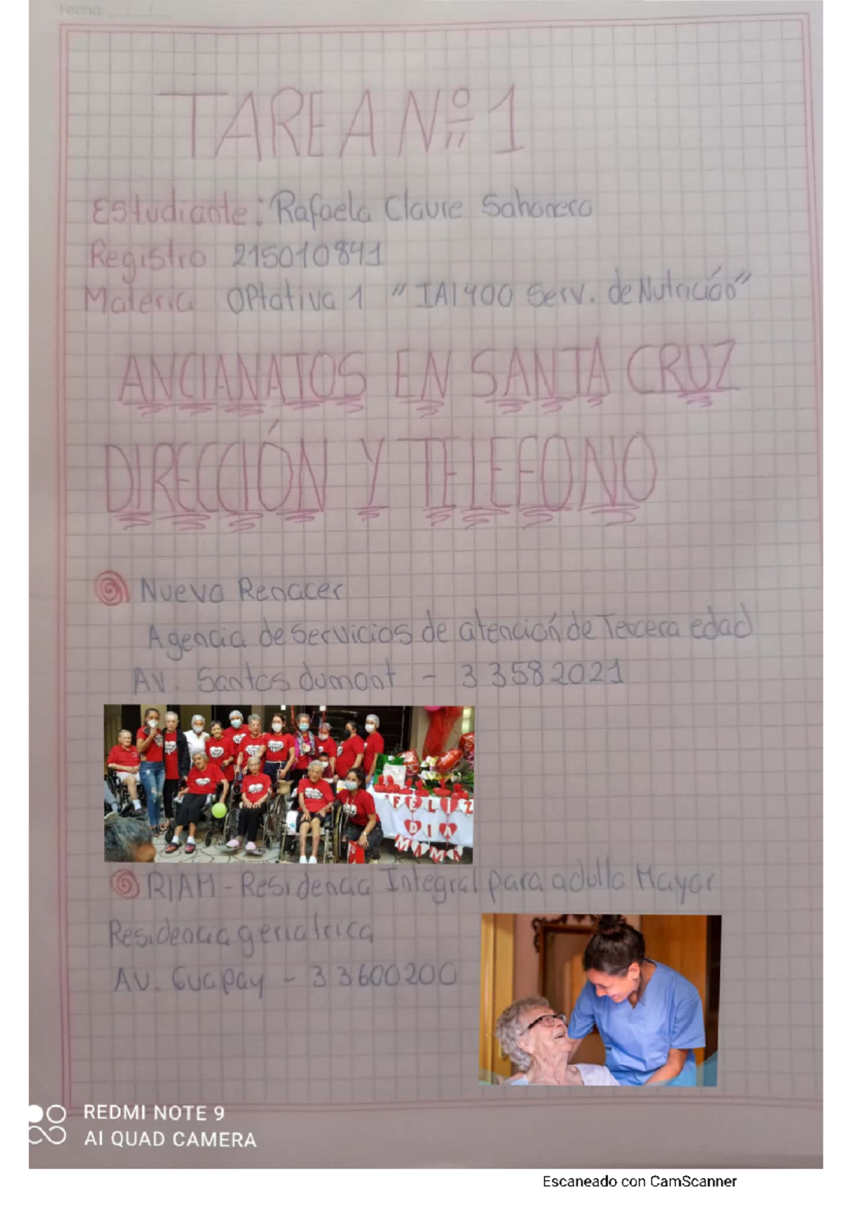 Tarea 1 optativa 1 IAL400 - AREAN 1 Estudiable. Rafaela Clavie Sahanera ...