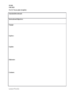 Concept Development Lesson Plan Template - The template is for your ...