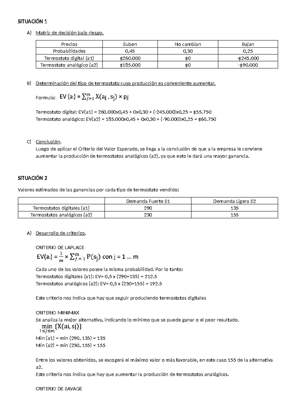 TP2 - Herramientas MAT VI - Modelos DE Simulacion - SITUACIÓN 1 A ...