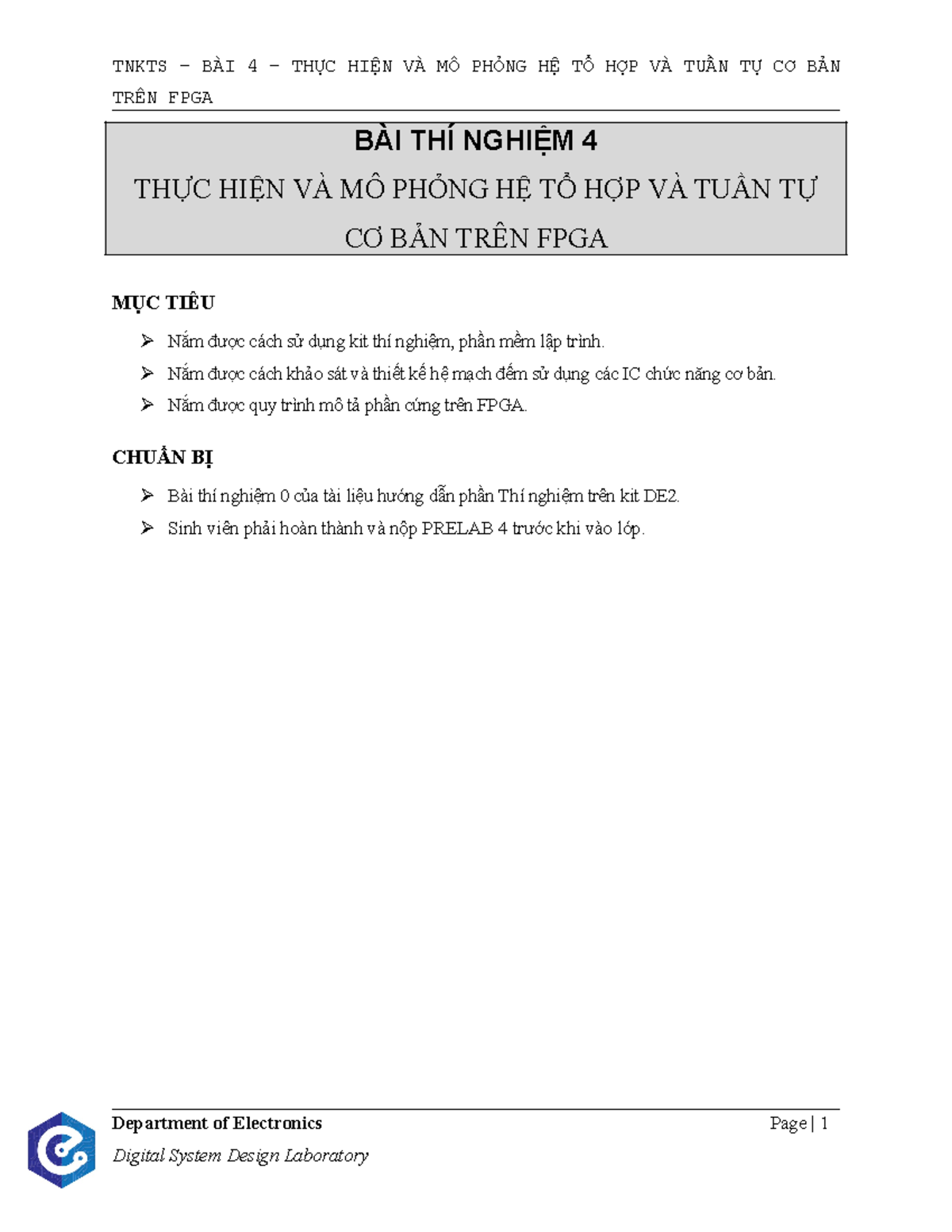 LAB4 Tnkts DT02 NHÓM 1 - Summary Junqueira's Basic Histology - TRÊN FPGA BÀI THÍ NGHIỆM 4 THỰC ...