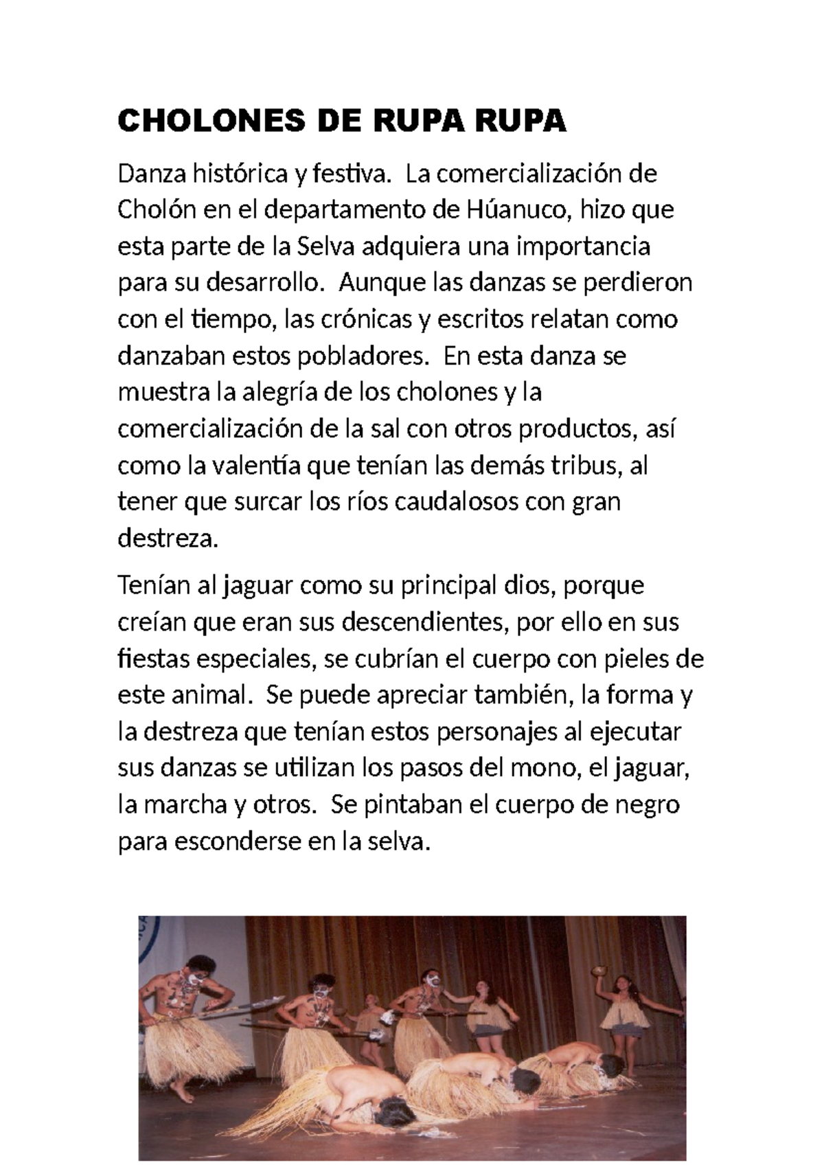 Cholones DE RUPA RUPA - FEWFDFRF - CHOLONES DE RUPA RUPA Danza ...