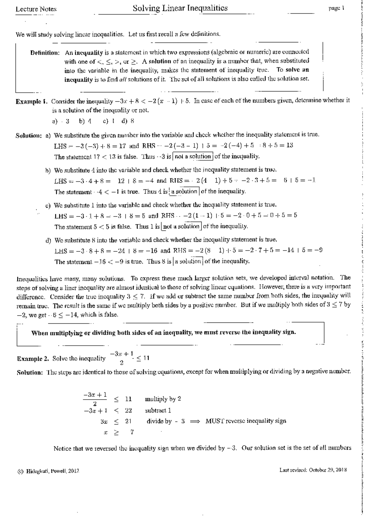 Linear Inequalities - study - APPM 223 - Studocu