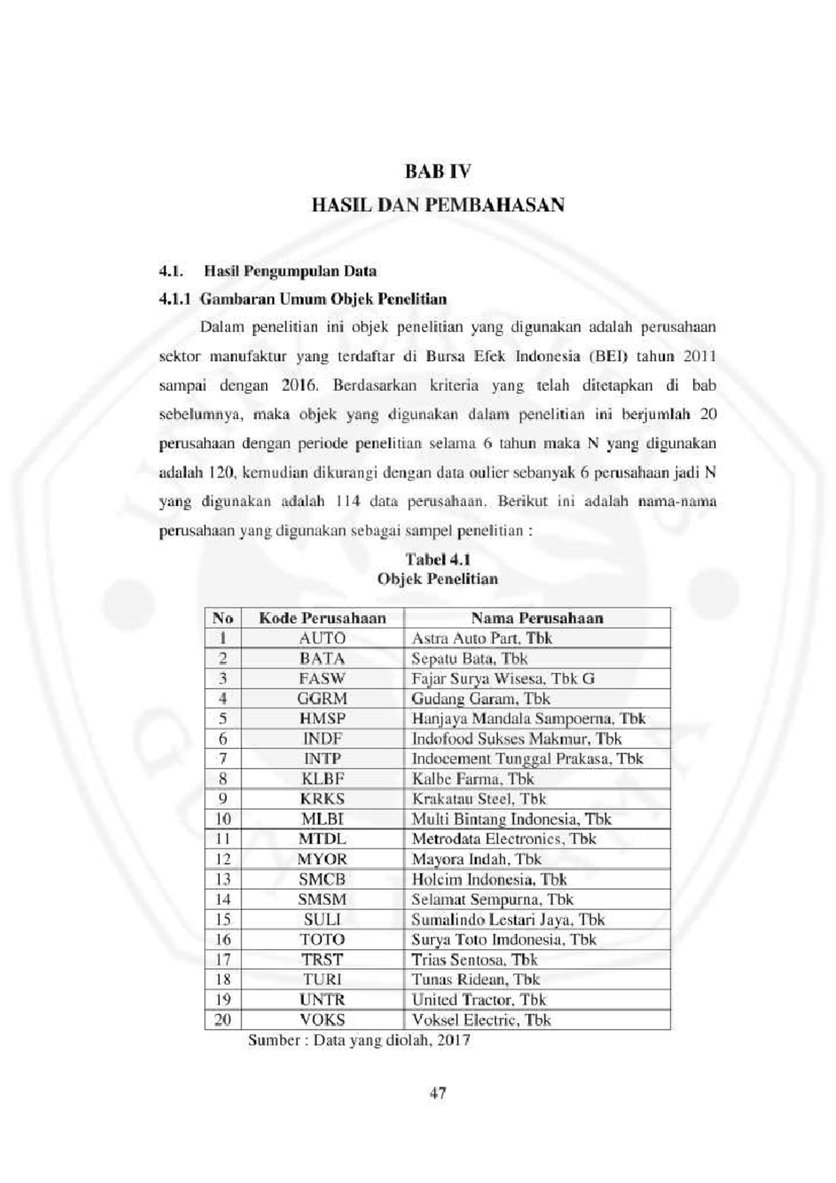 Chapter 4 analysis of financial statements on Indosat companies ...
