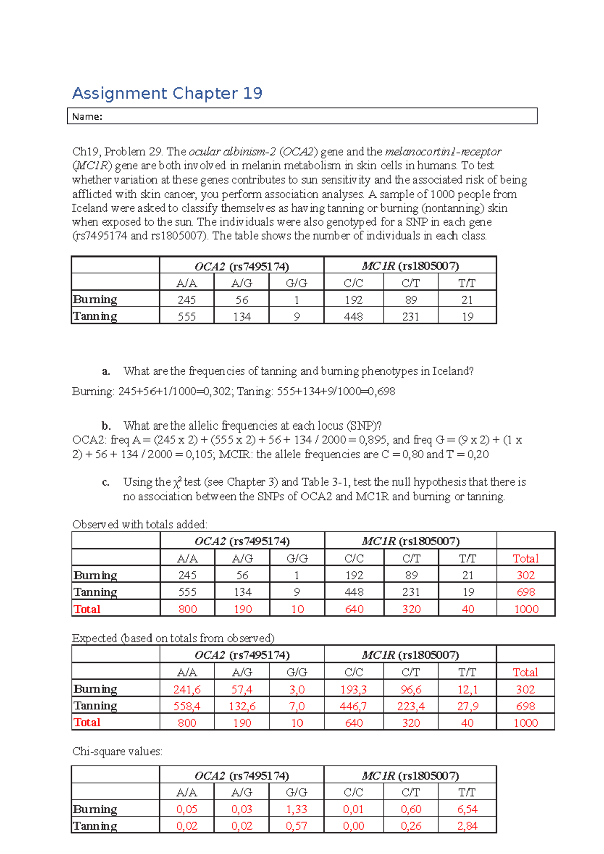 Assignment Chapter 19 GEN-11806 - Assignment Chapter 19 Name: Ch19, Problem 29. The ocular ...